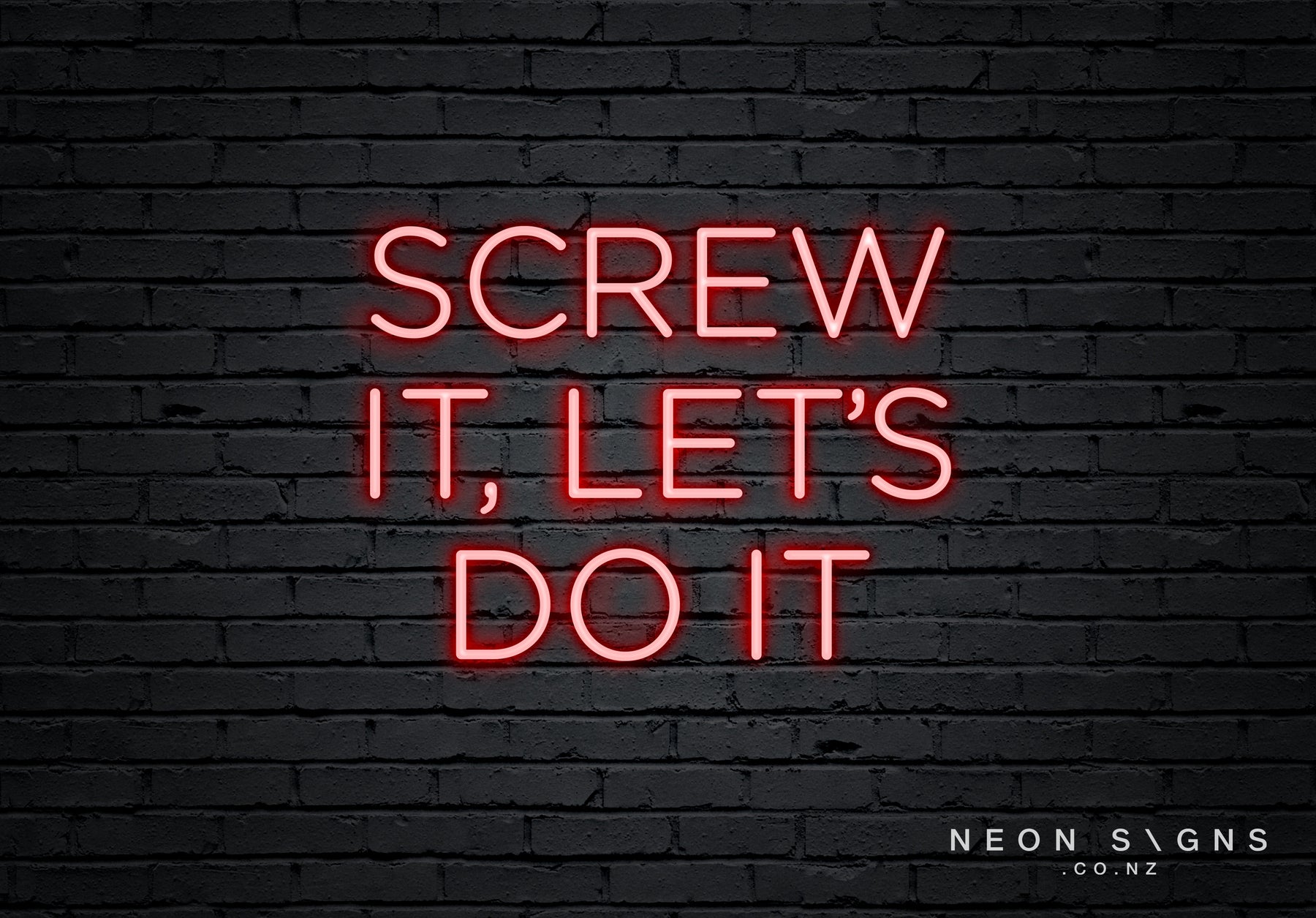 Screw It - LED Neon Sign – Neon Signs Ltd.